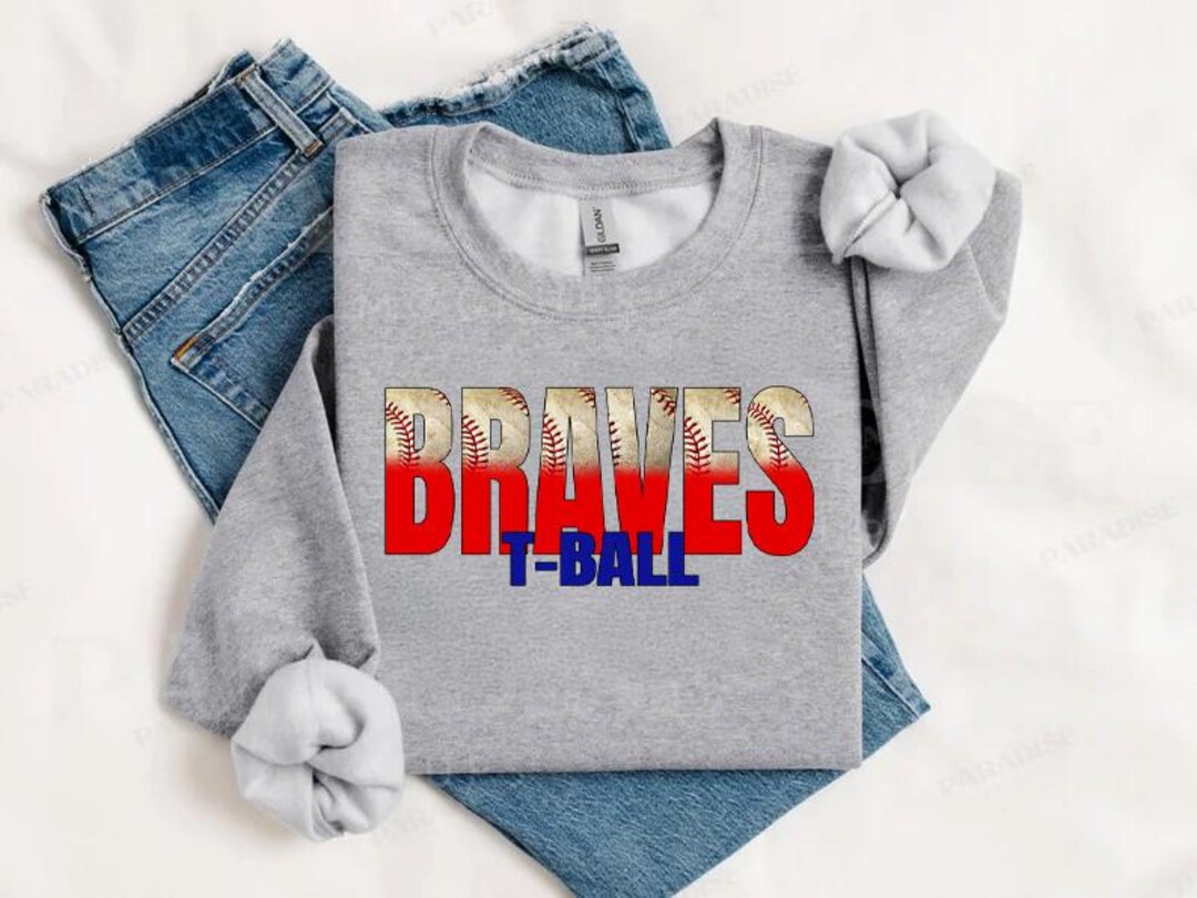 Braves T-ball PNG, Braves T-ball Sublimation Designs Downloads, Braves ...