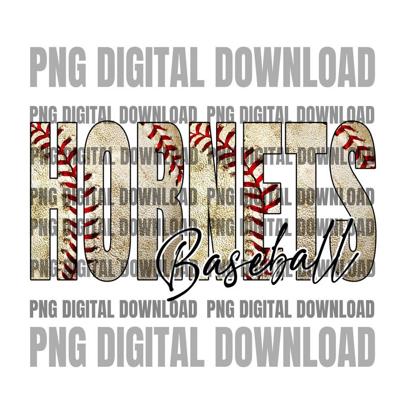 Hornets Baseball PNG | Hornets Digital Download | Custom Digital ...