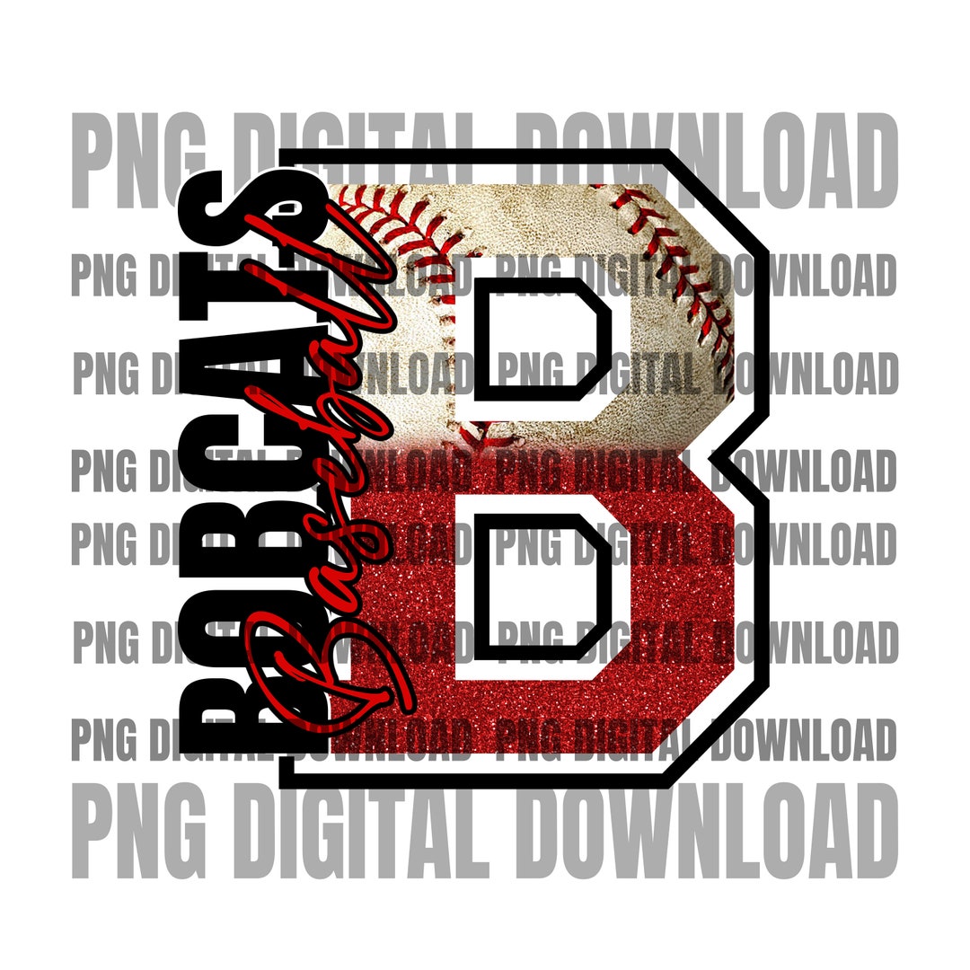 Bobcats Baseball PNG Bobcats Baseball Sublimation Design Sublimation ...