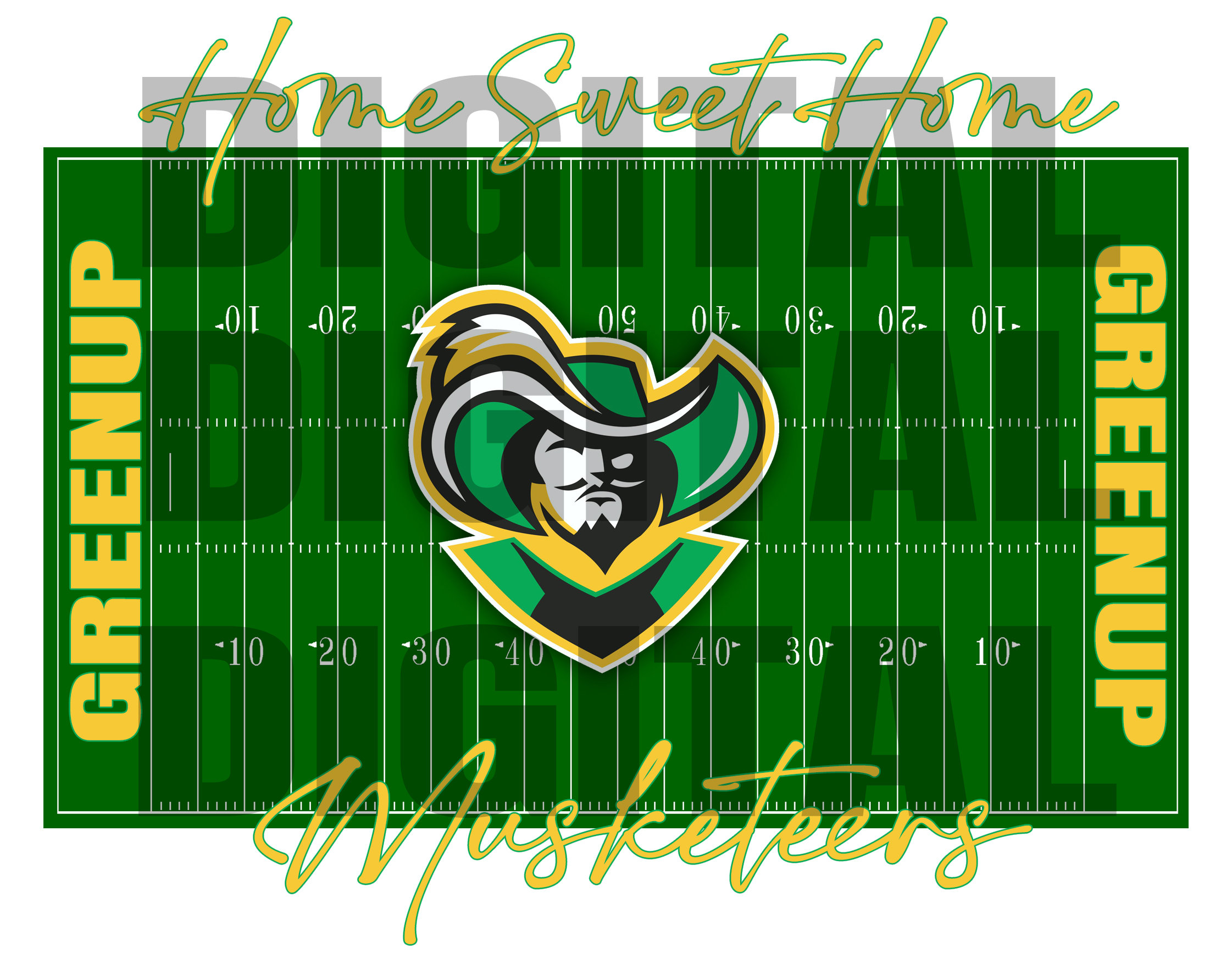 Greenup County Musketeer Sublimation Download | Etsy