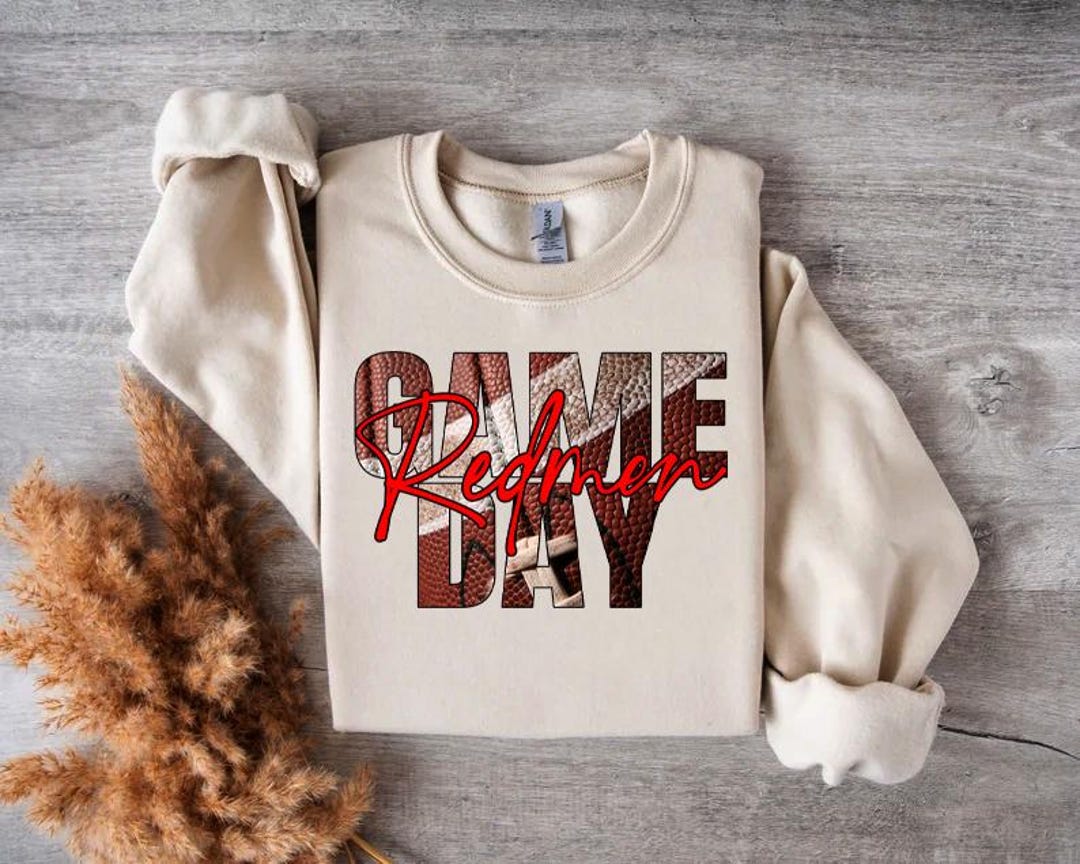 Game Day Redmen Football PNG | Sublimation | Digital Download | Redmen ...