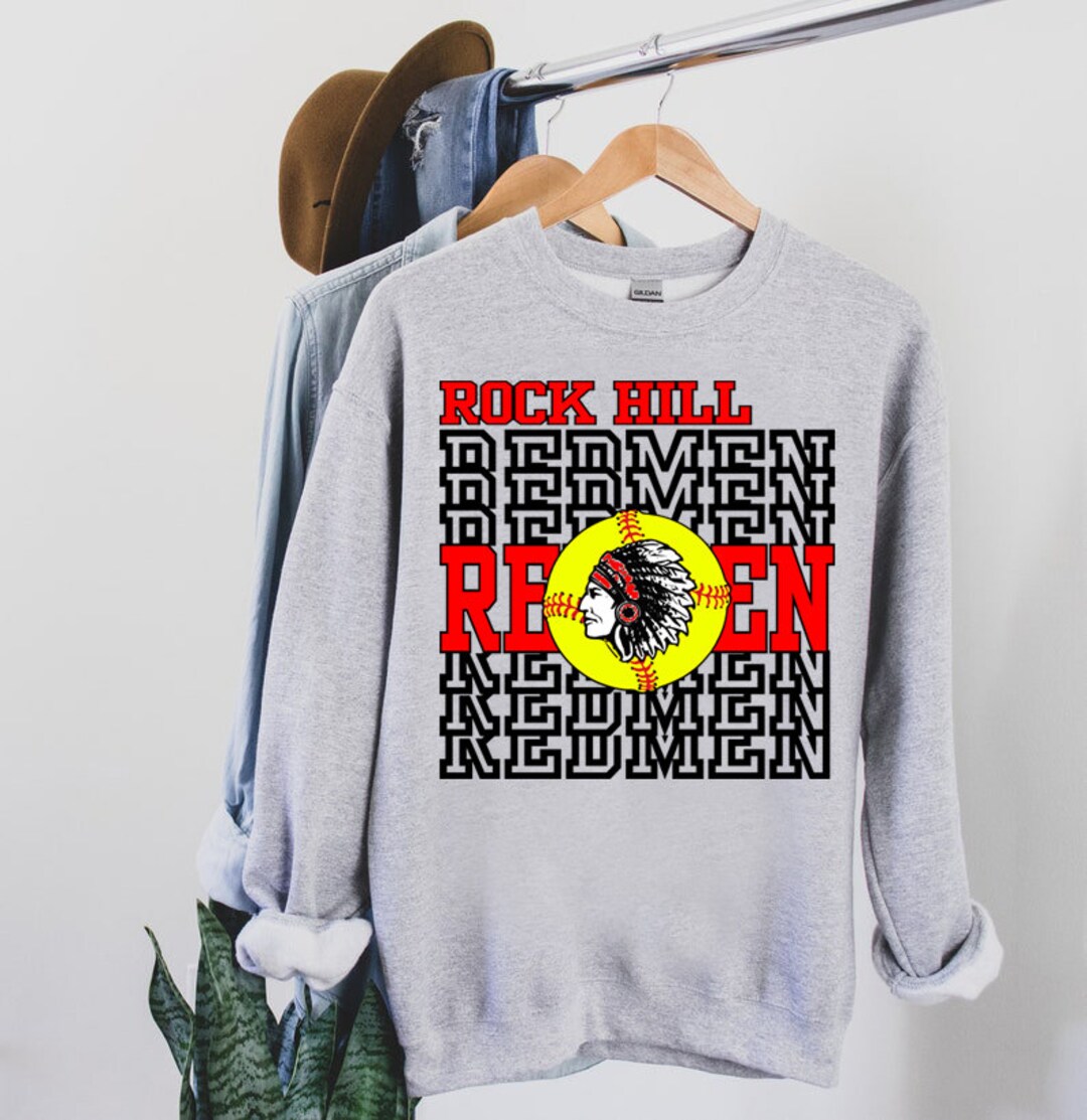 Rock Hill Softball PNG | Digital Download | Custom Digital | Redmen PNG ...