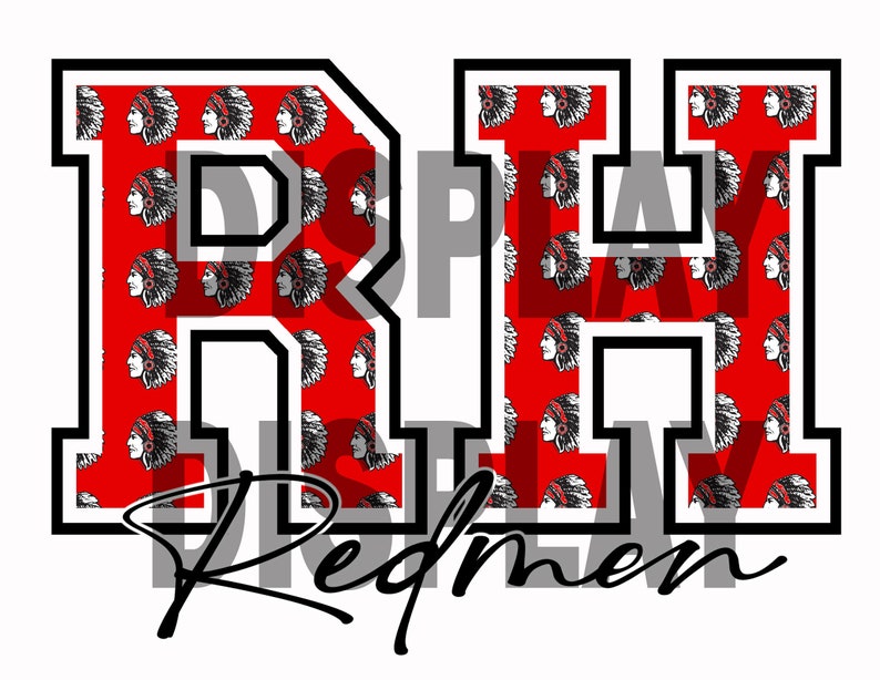 Rock Hill Redmen PNG | Digital Download | Digital Art | Redmen PNG - Etsy
