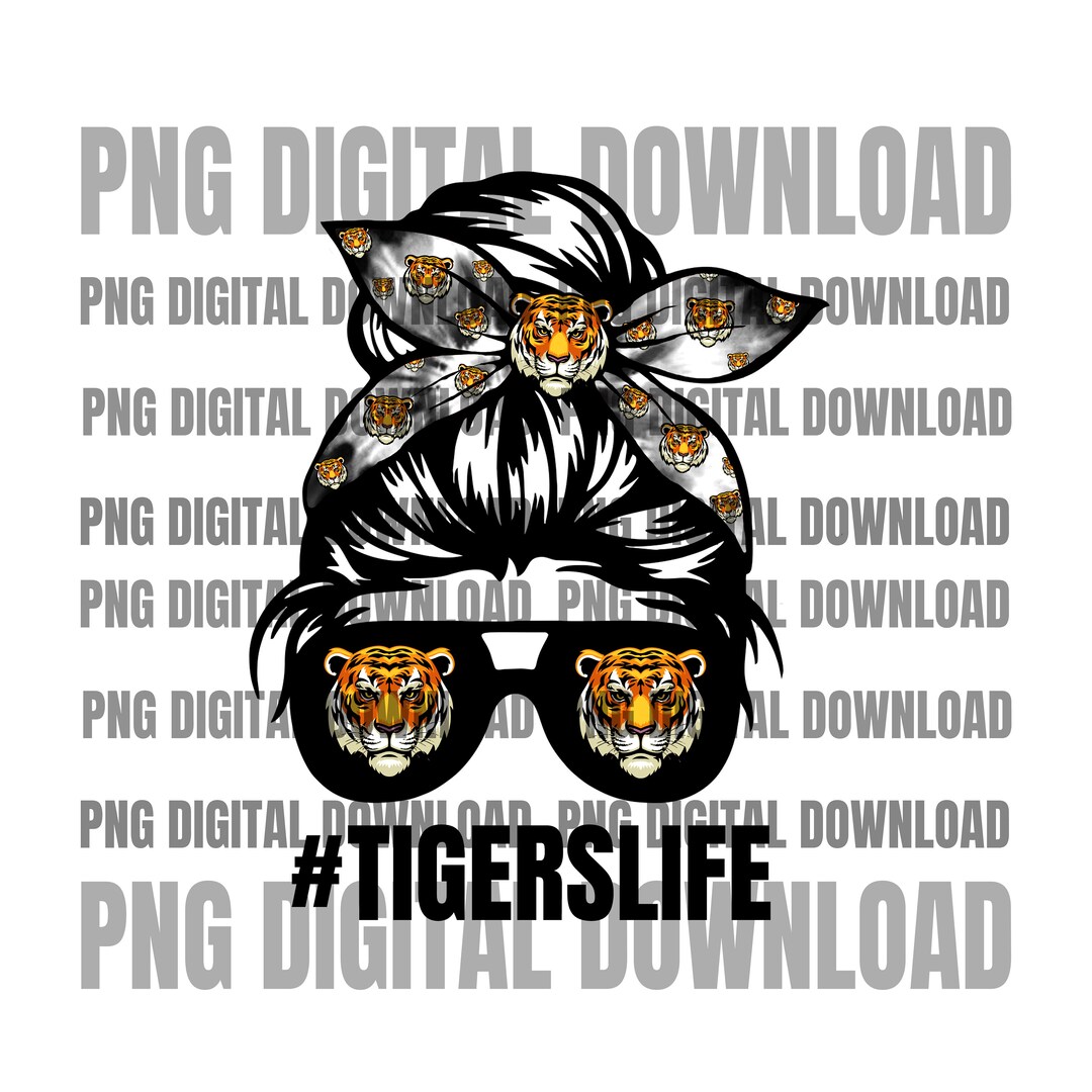 Tigers Sublimation Design Tigers Digital Download Sports Sublimation ...