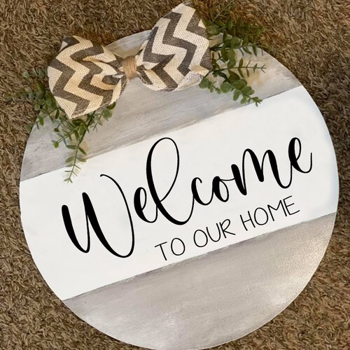 Welcome Doormat Sublimation Design PNG Welcome to Our Home - Etsy