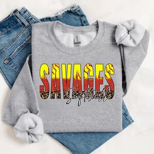 Savages Softball PNG | Savages Digital Download | Custom Digital ...