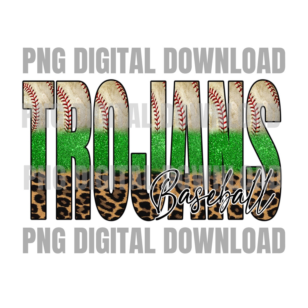 Trojans Baseball PNG Trojans Sublimation Design Trojans Digital ...