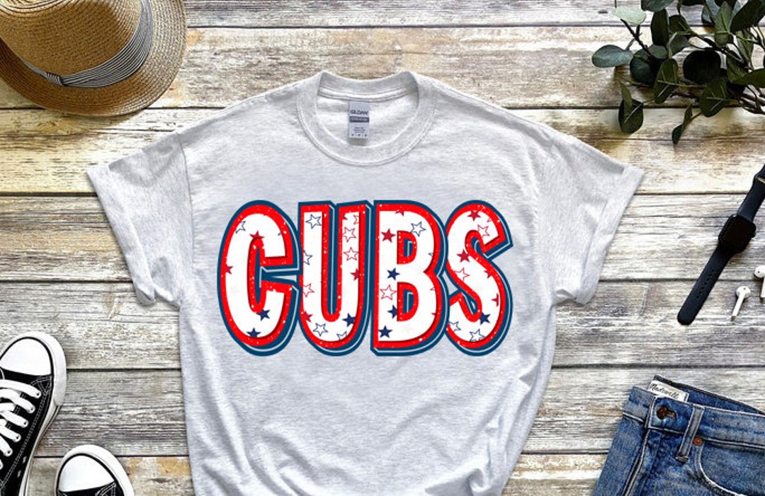 Cubs 4th of July Png Cubs Digital Download Cubs Memorial Day PNG Custom ...