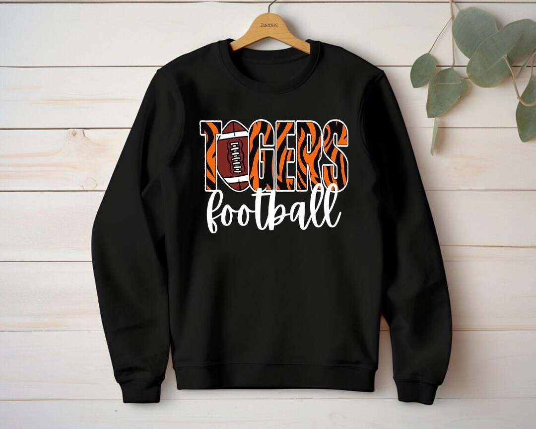 Tigers Football PNG | Tiger Print Football Design | Tigers Digital ...