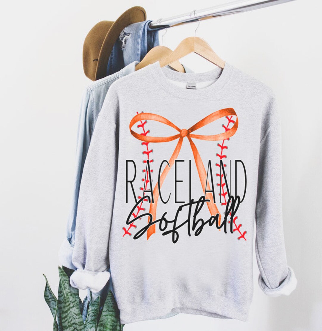 Raceland Softball PNG | Digital Download | Coquette Bows Png | Raceland ...