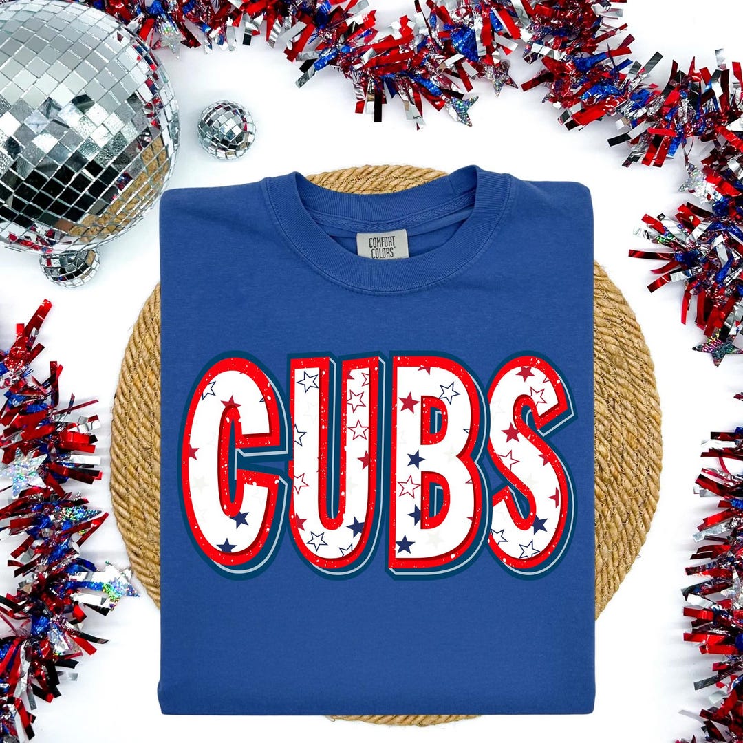Cubs 4th of July Png | Cubs Digital Download | Cubs Memorial Day PNG ...