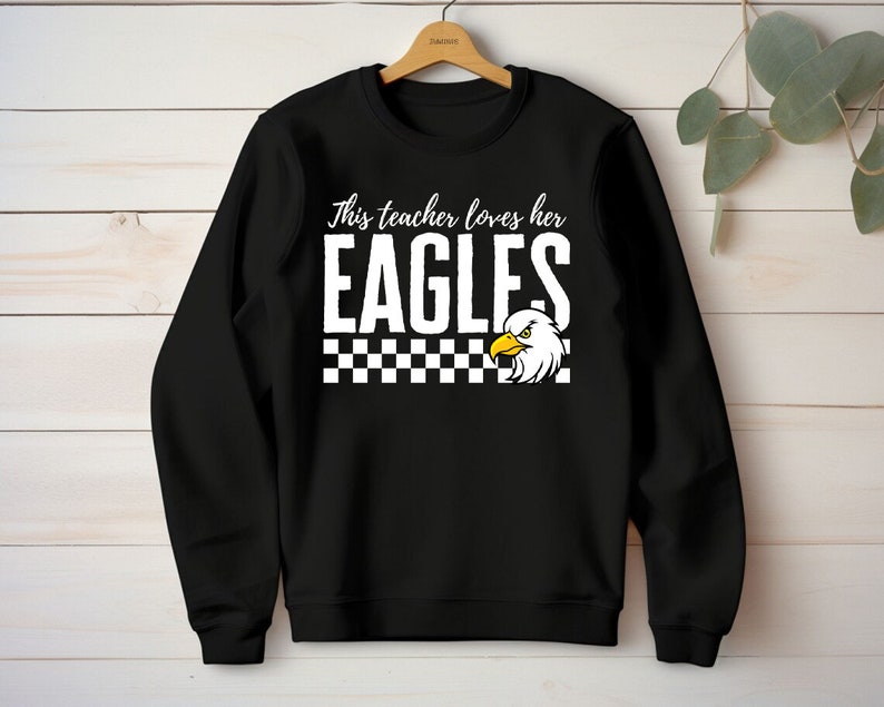This Teacher Loves Her Eagles PNG | Eagles PNG | Back to School Png ...