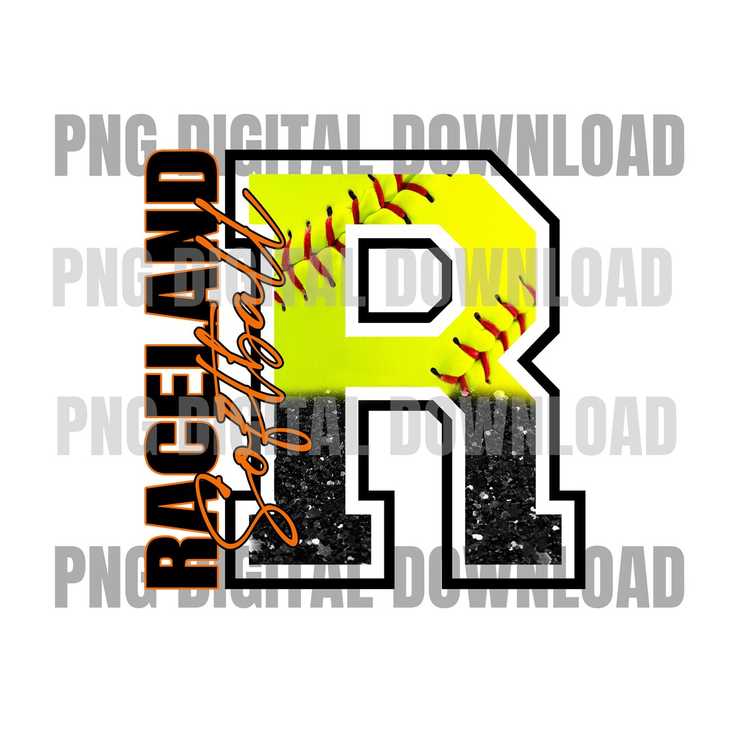 Raceland Rams Softball PNG | Softball Sublimation Design | Sublimation ...