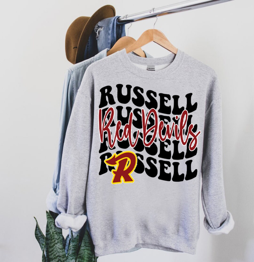 Russell Red Devils PNG | Digital Download | Custom Digital| Red Devils ...