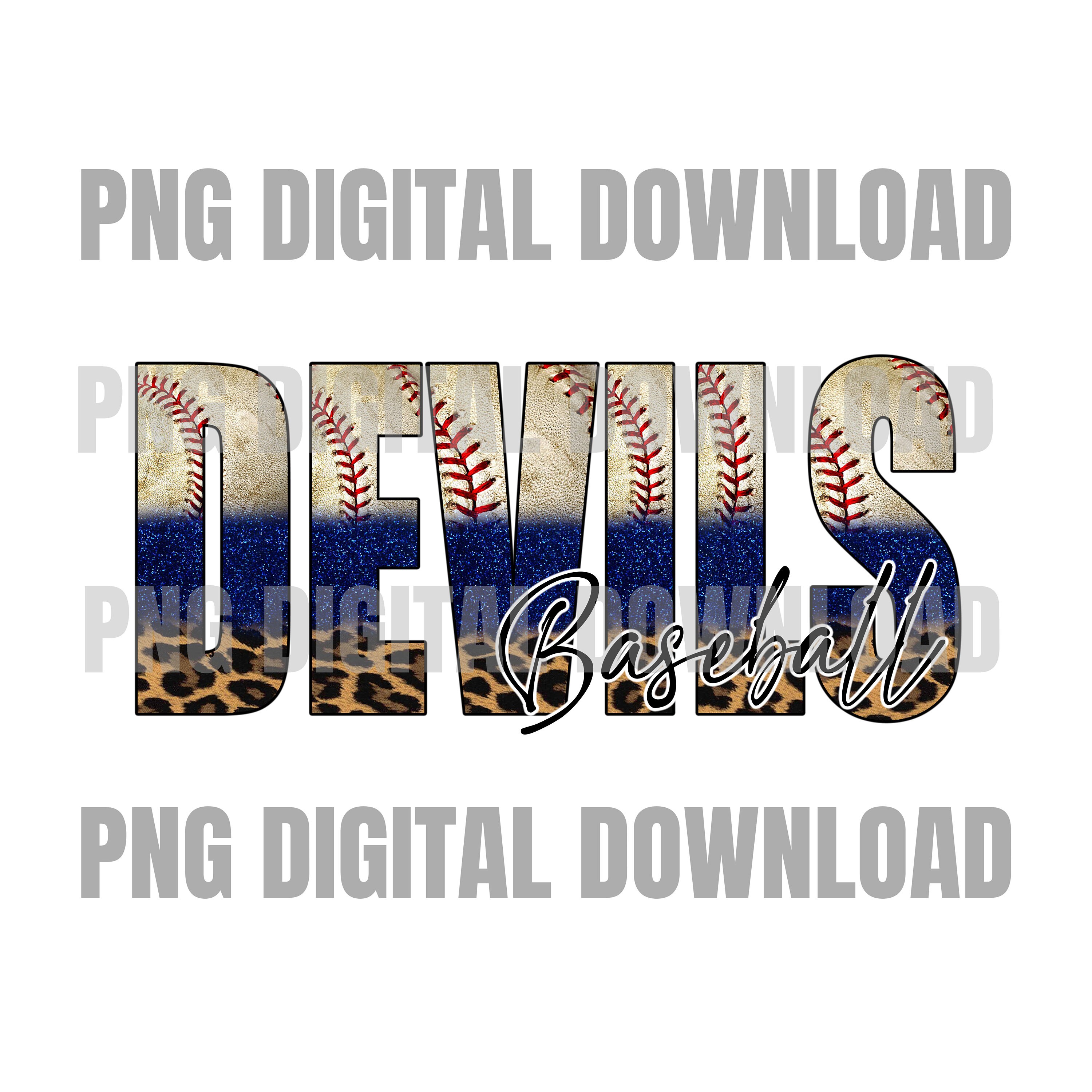 Leave It All on the Field Devils Baseball PNG | Devils Digital Download ...