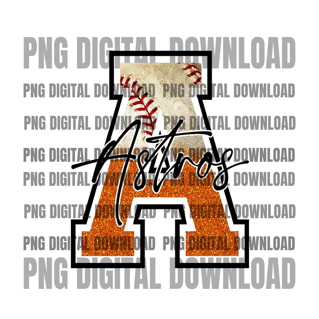 Astros Baseball PNG Sublimation Design Sublimation PNG Digital Download ...