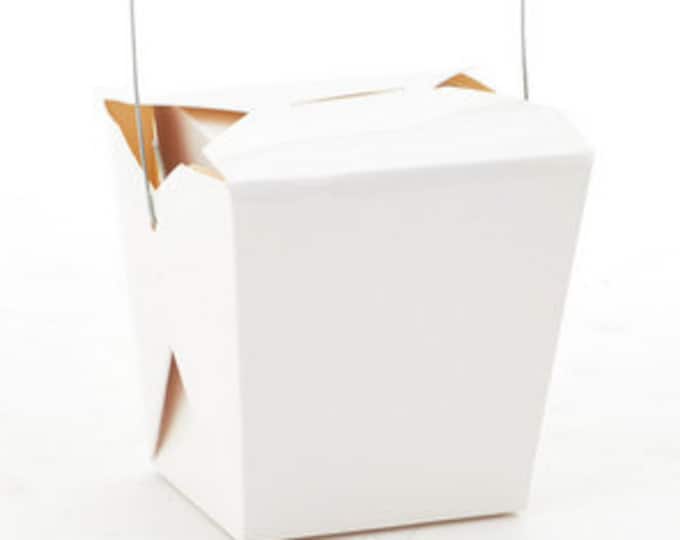 12 Take Out Box / White Take Out Box / Chinese Style Take Out Box ...