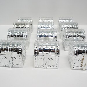 Treasure Box Favor / Gold or Silver Treasure Box / Mini Treasure Box ...