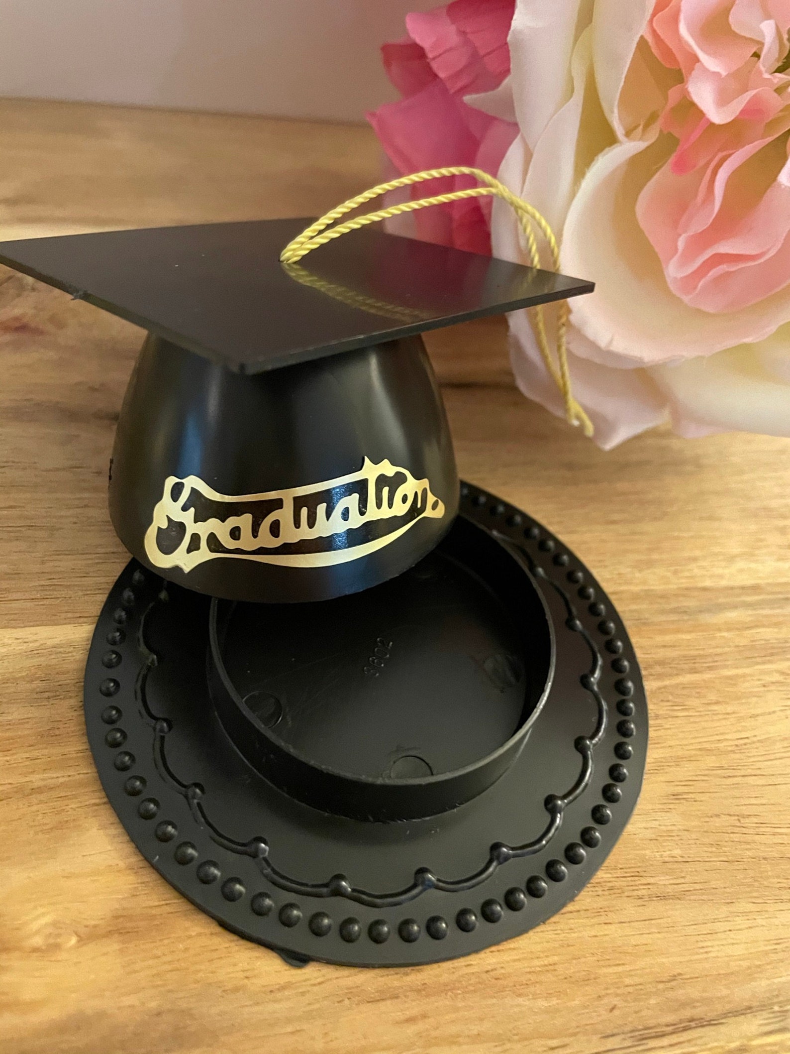 12 Graduation Favor / White Cap Favor Box / Plastic Graduation | Etsy