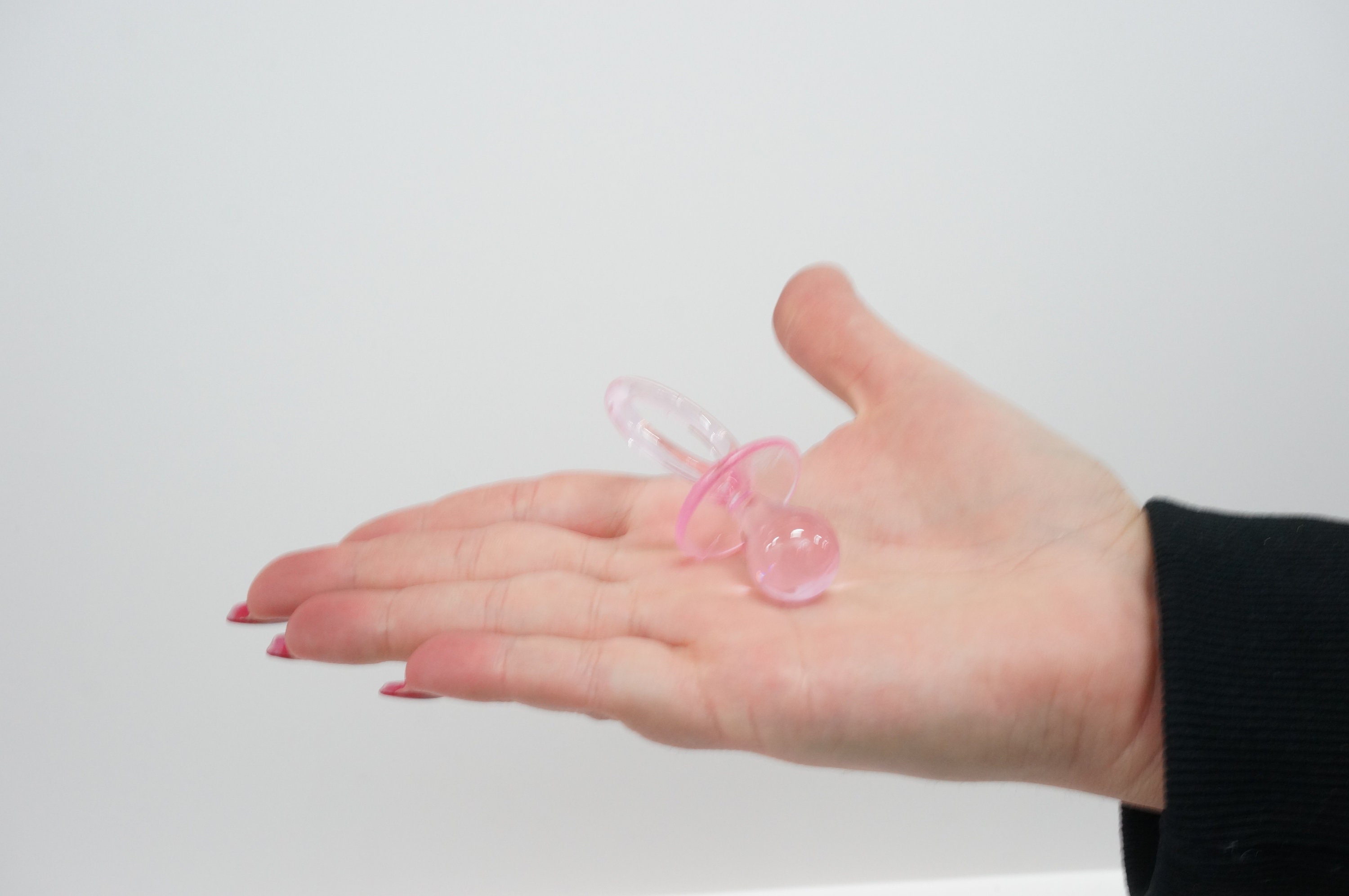 Plastic Pink Pacifier for Party Favors or Games / Baby - Etsy
