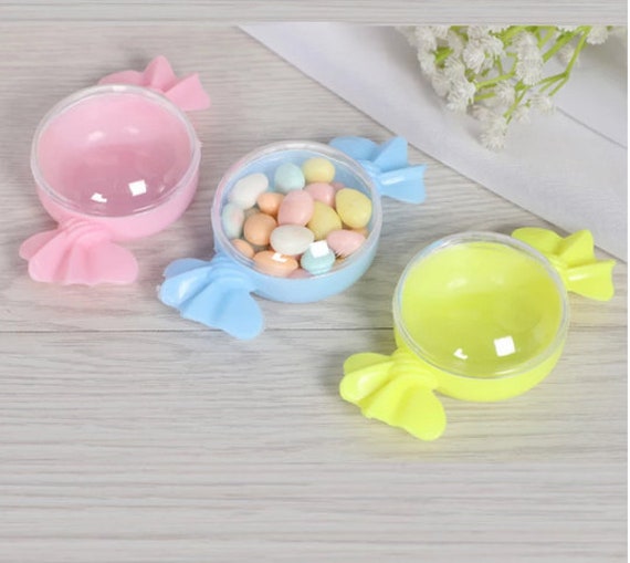 10 Piece Transparent Plastic Candy Box / Candy Gift Box | Etsy