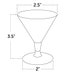 Mini Martini Cups / 3.5 Plastic Martini Glass / Small Dessert Cups - Etsy