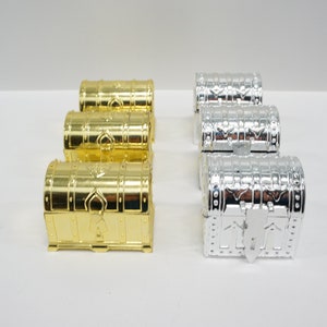 Treasure Box Favor / Gold or Silver Treasure Box / Mini Treasure Box ...