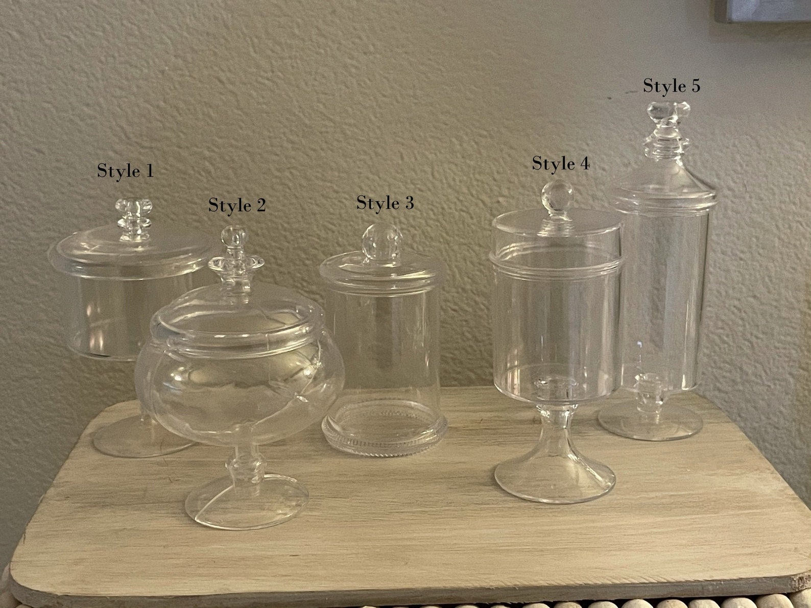 10 Mini Apothecary Candy Jars / Acrylic Candy Jar Favors / - Etsy Canada