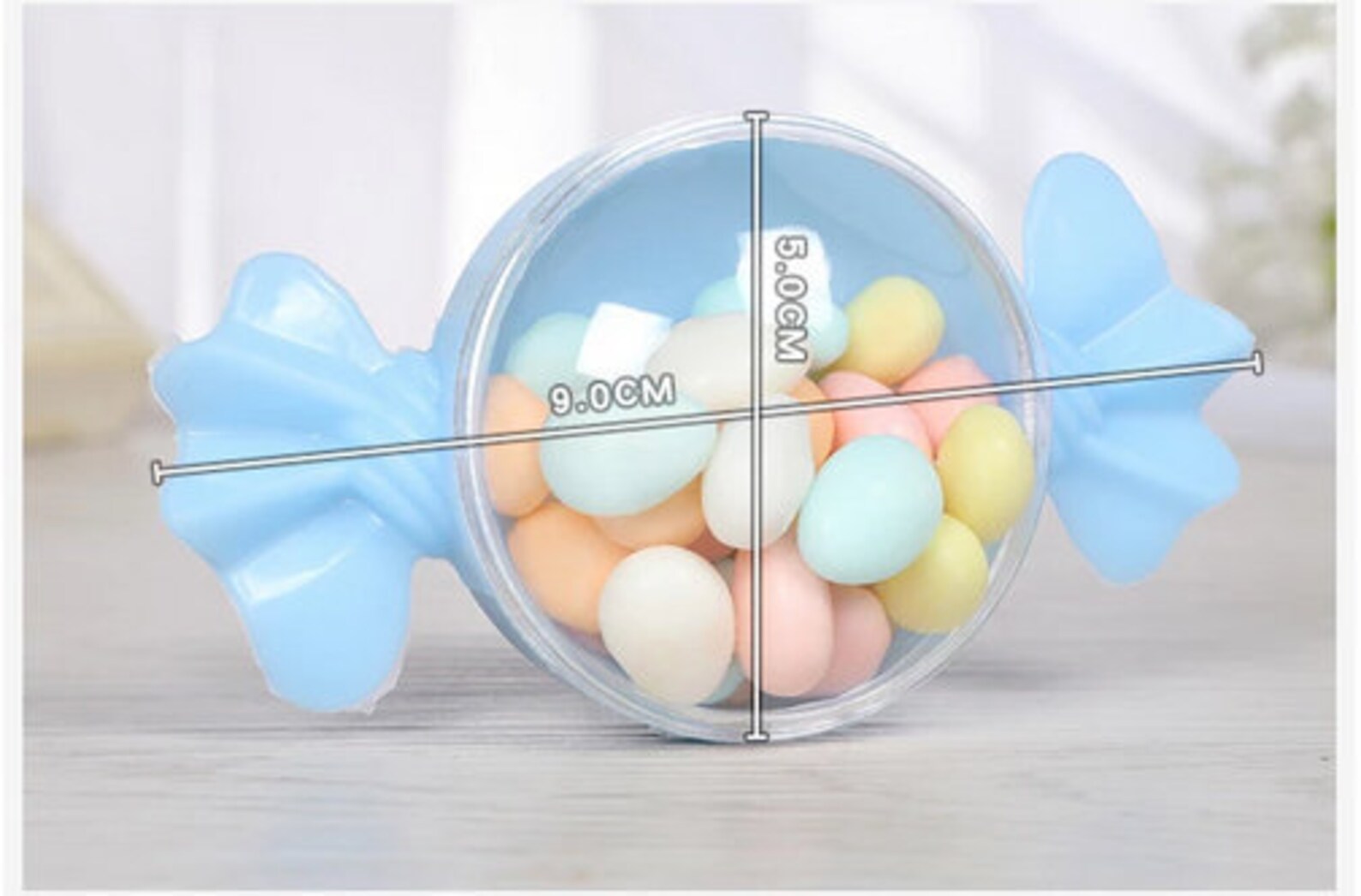 10 Piece Transparent Plastic Candy Box / Candy Gift Box | Etsy