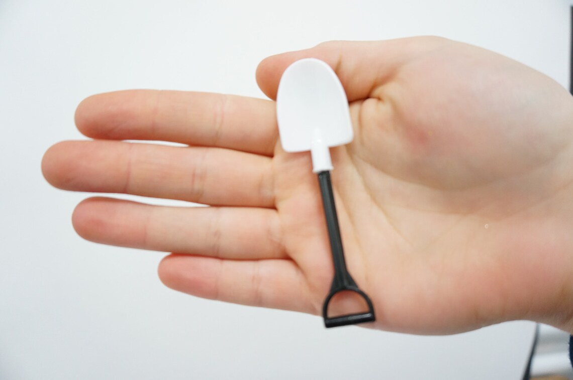 Mini Shovel / 12 Peices / Mini Plastic Shovel / Dessert Spoon / Garden ...