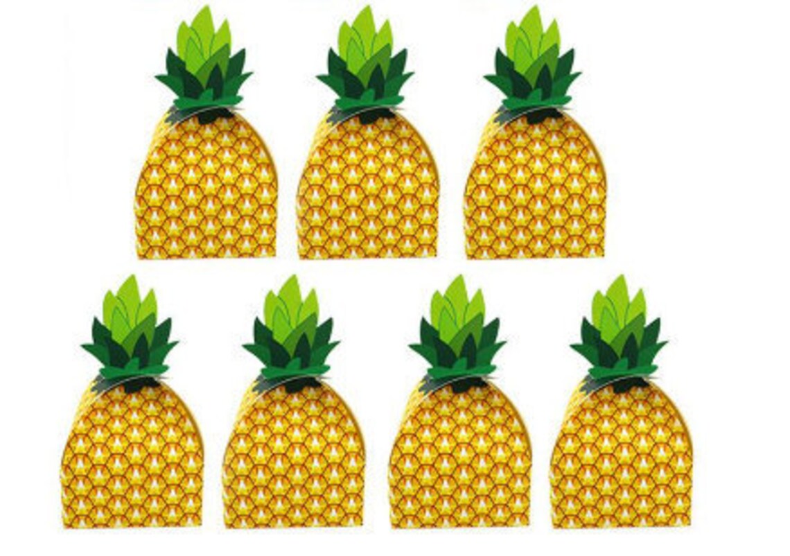 Pineapple Box / 12 Pieces Pineapple Box / Pineapple Candy Box - Etsy