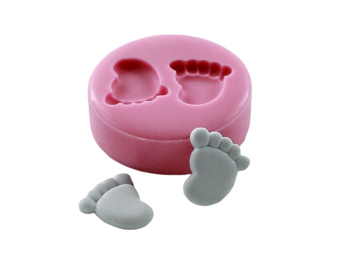 TINY 3d Baby Feet Mold / Foot Print Mold / Mini Baby Feet Chocolate ...