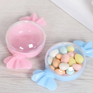 10 Piece Transparent Plastic Candy Box / Candy Gift Box - Etsy