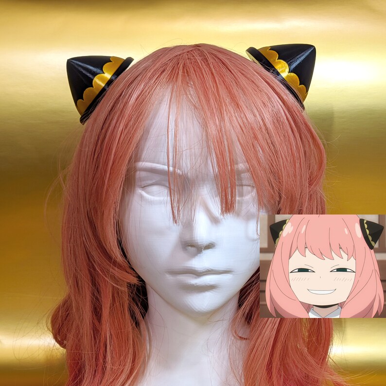 Anya's Horns Hair Accessories for Cosplay Headphones. Spy - Etsy