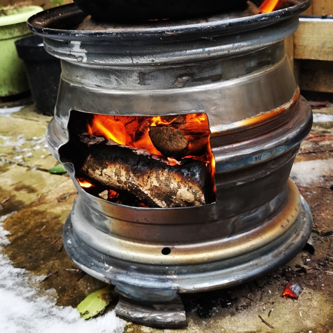 Log Burning Stove - Etsy