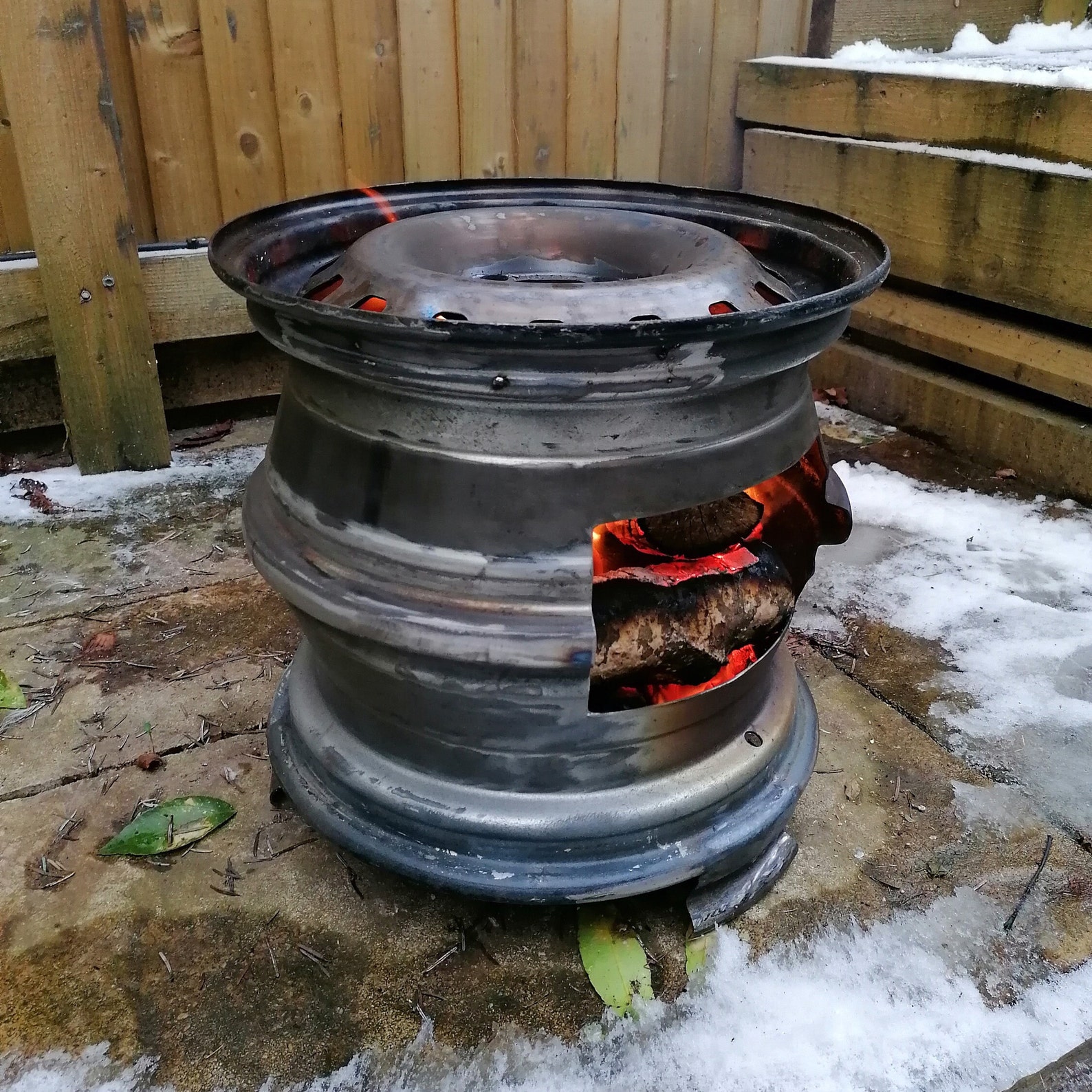 Log Burning Stove - Etsy