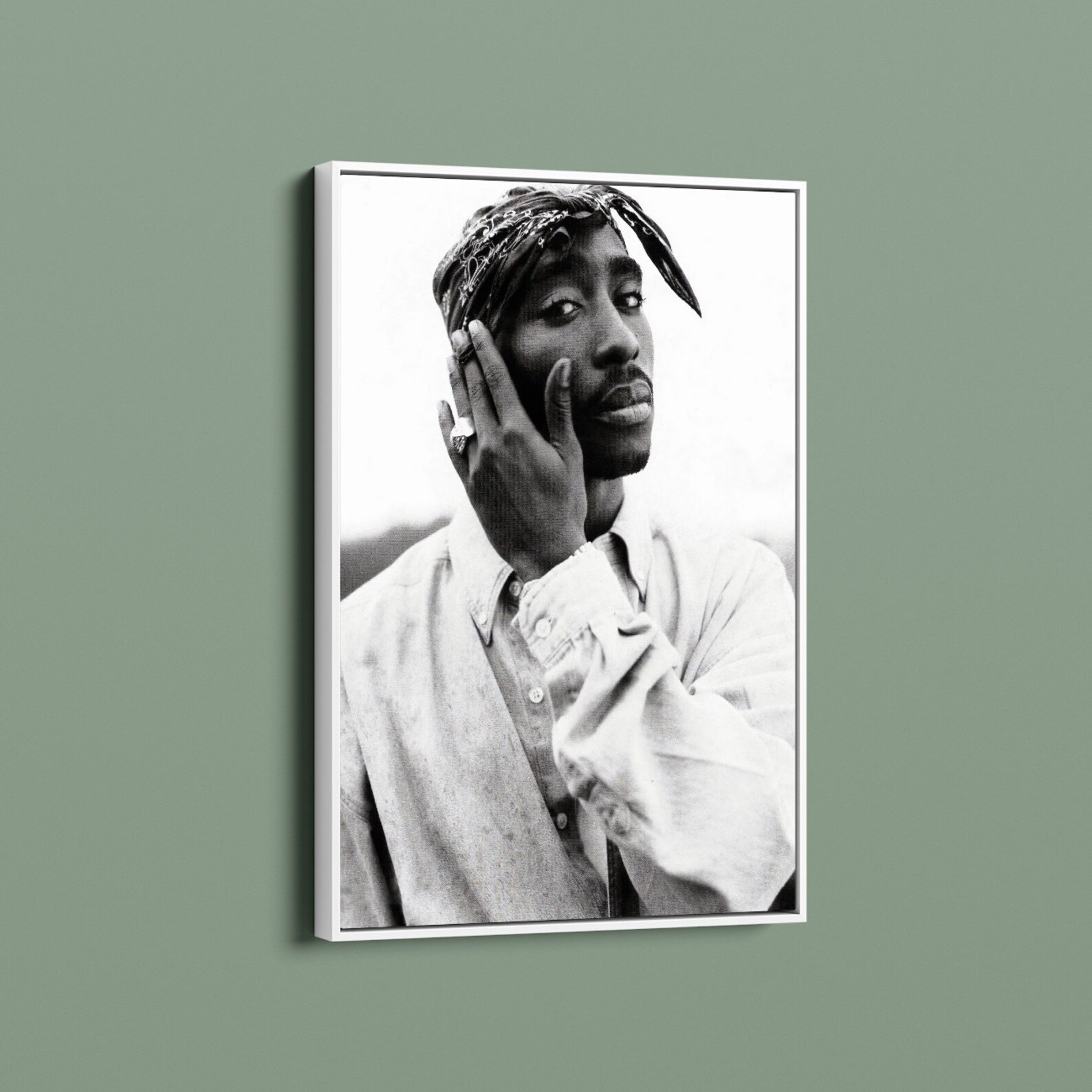 2 PAC, Tupac Shakur Canvas Wall Art, TUPAC Wall ART, Rapper Star Hip ...