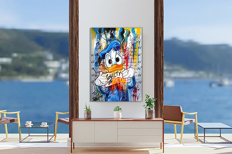 Banksy Guilty Dorlock Homes Graffiti Pop Art Canvas, Banksy Style Pop ...