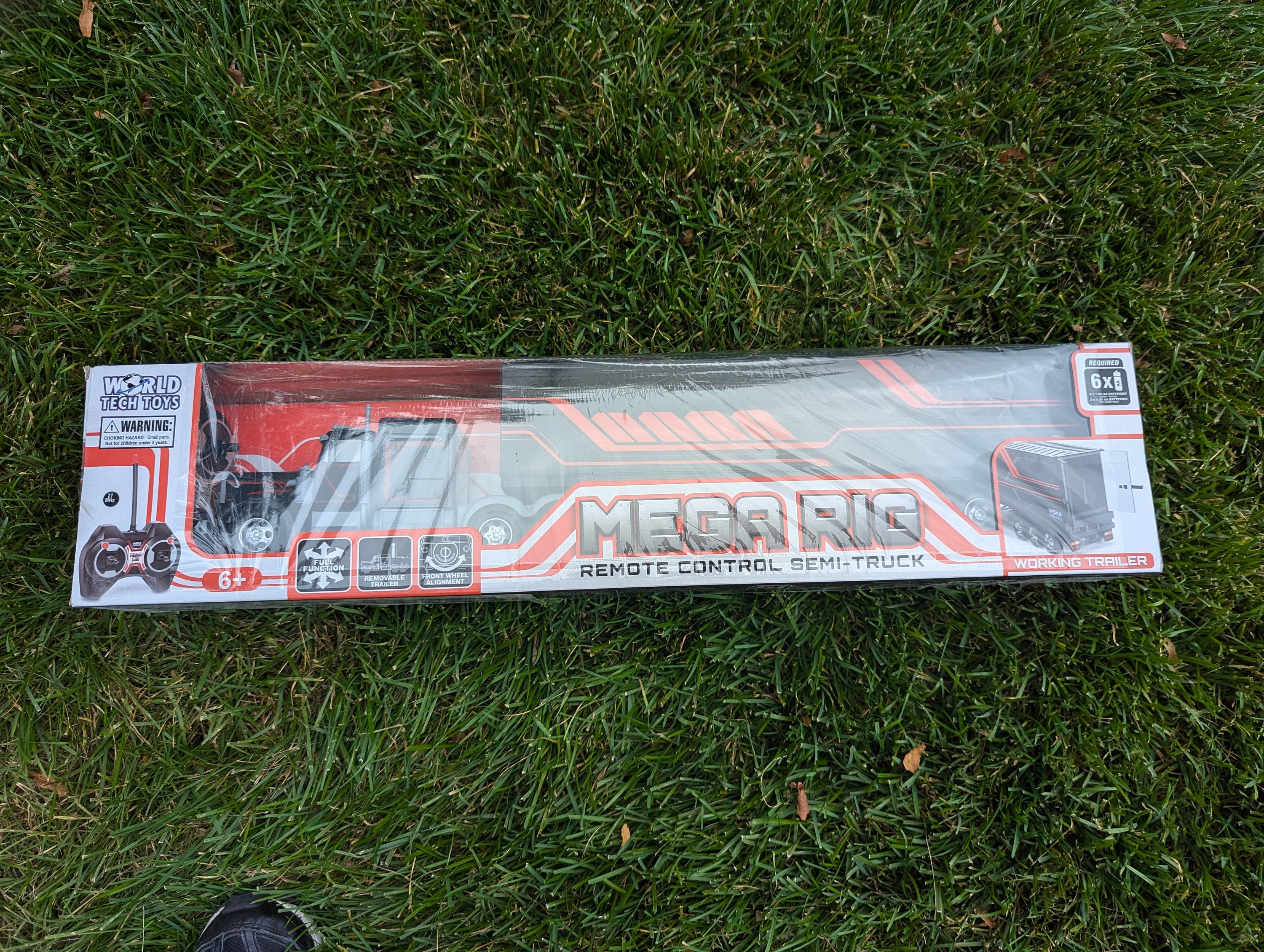 Mega Rig Large Remote Control Semi Truck. Large Rig. Uses 8 AA for ...