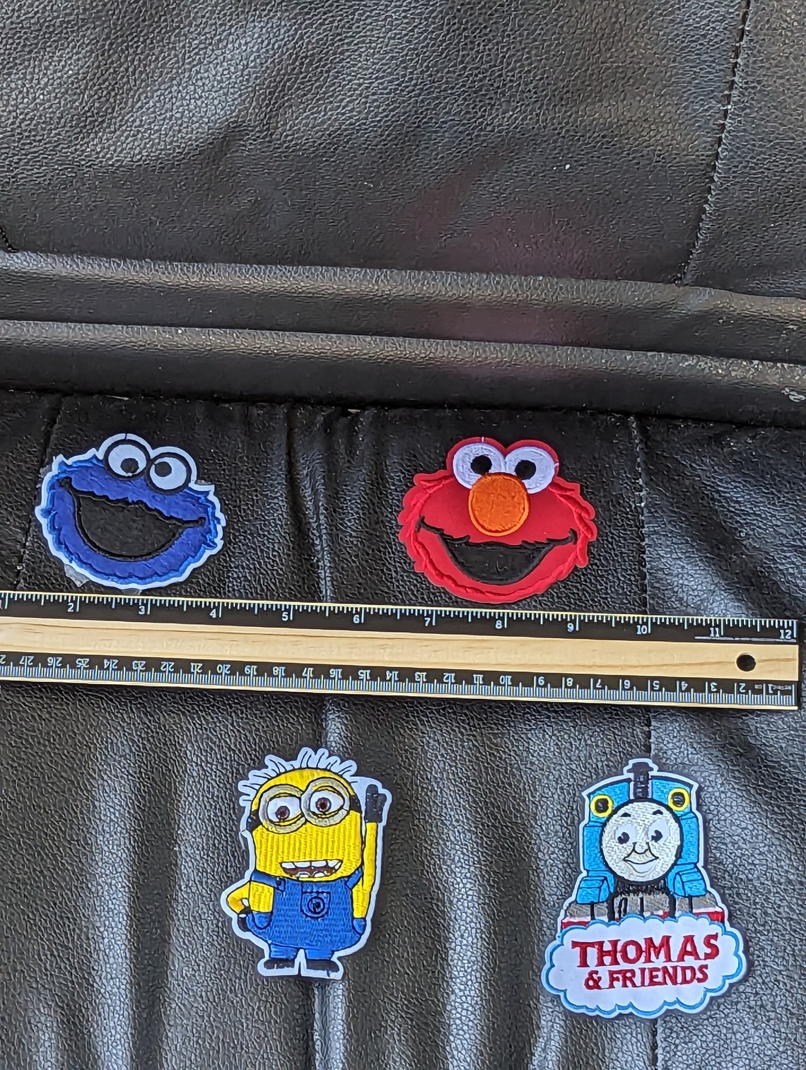 Elmo , Cookie Monster, Minions and Thomas the Train Embroidered Iron on ...