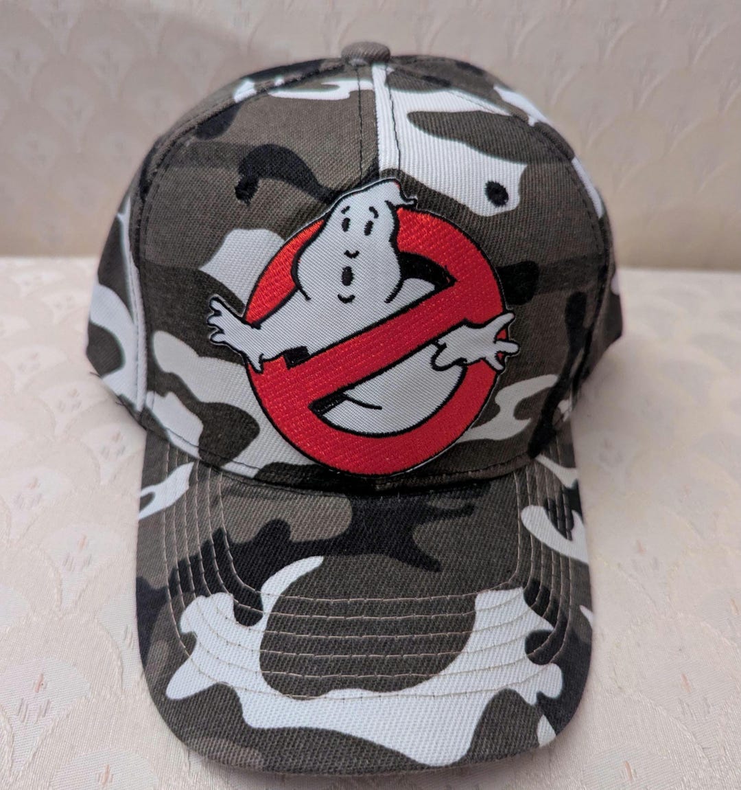 Ghostbusters Gray Camo Cap Hat. Adjustable Fit Adult. Looks Fantastic ...