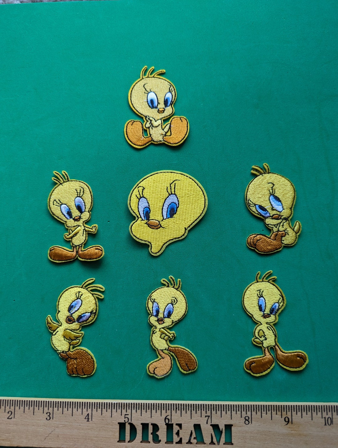 Tweety Bird Iron on Patch Lot. High Quality Embroidered Patches. Lot of ...
