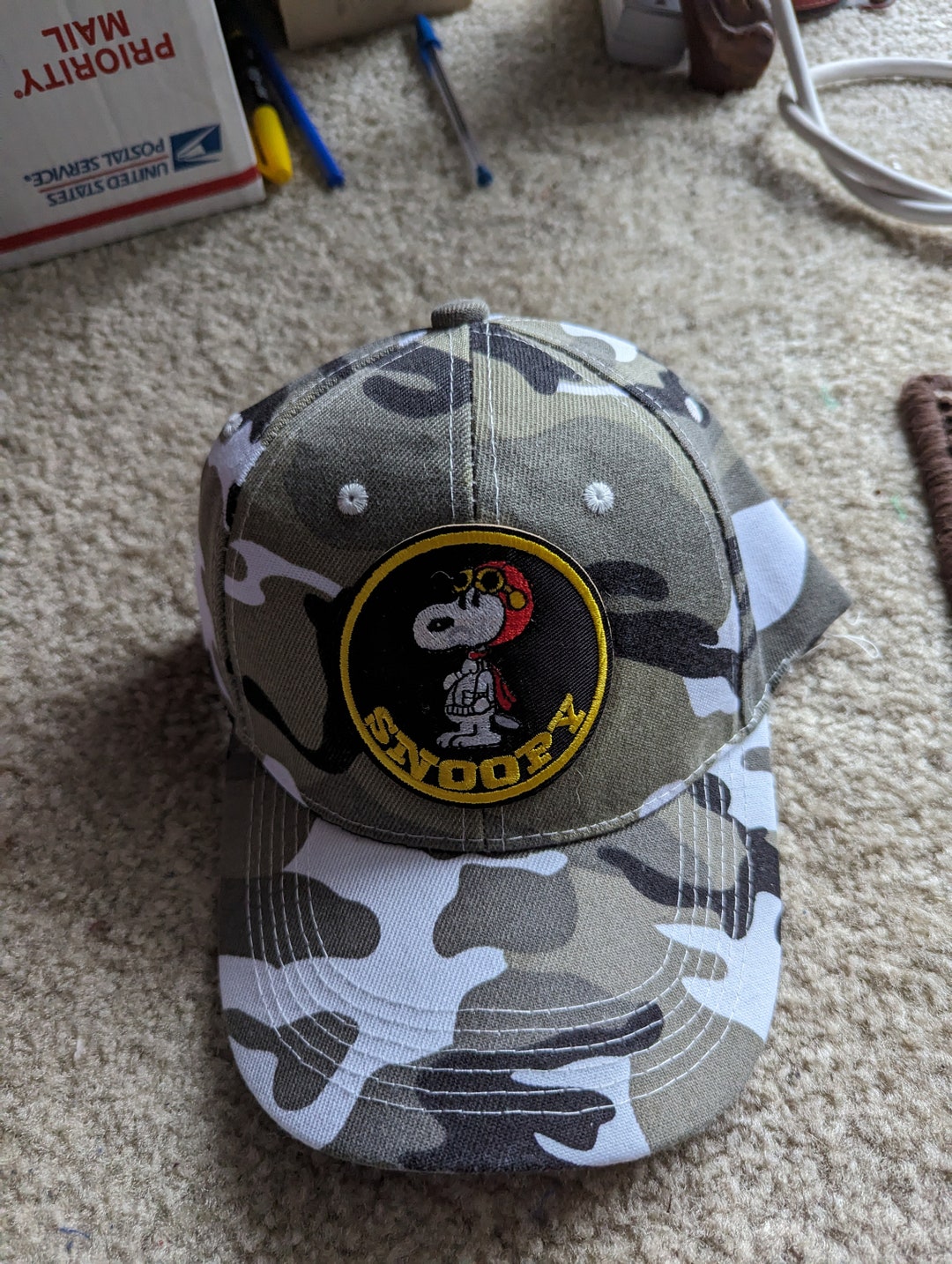 Peanuts Snoopy Red Baron Logo Charlie Brown Green Camo #2 . Love It ...