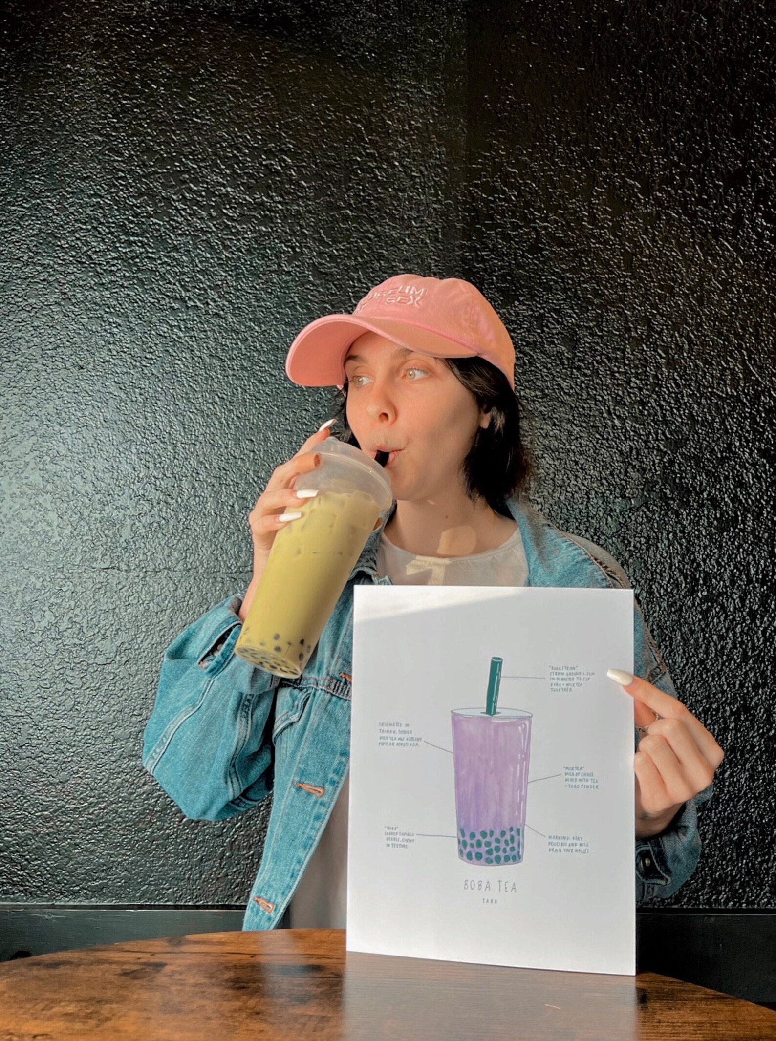 Bubble Milk Tea Diagrams Taro, Thai, and Classic Bubble Teas Boba Tea ...