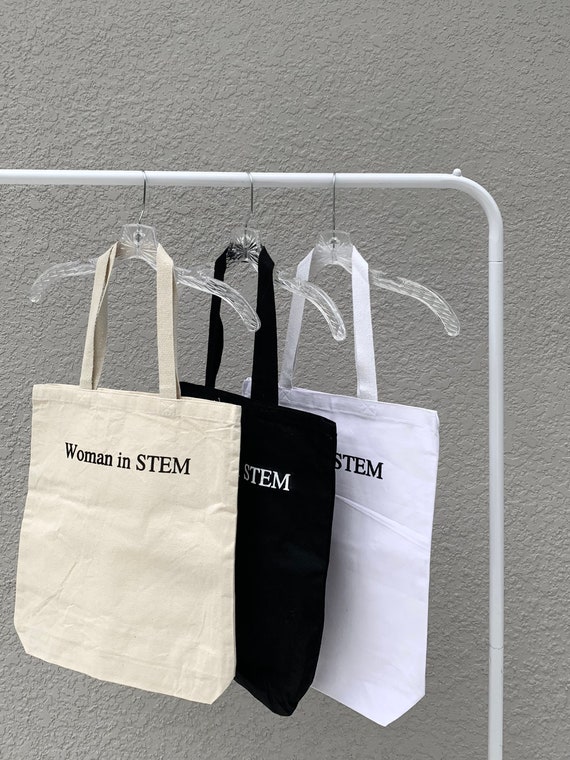 Woman in STEM Lab Tote Canvas Tote Bags - Etsy