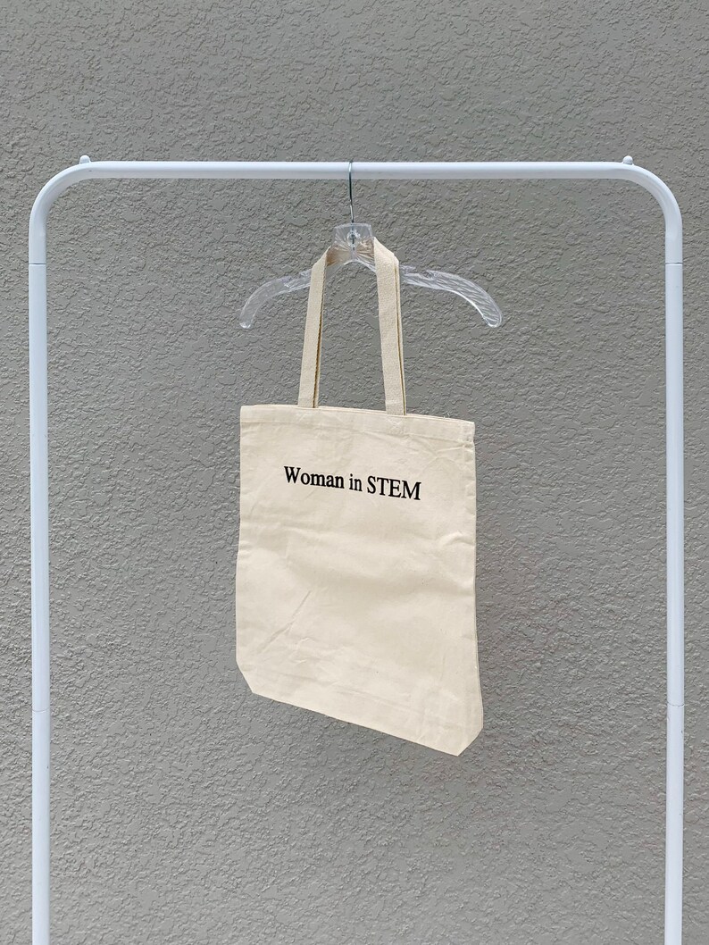 Woman in STEM Lab Tote Canvas Tote Bags - Etsy