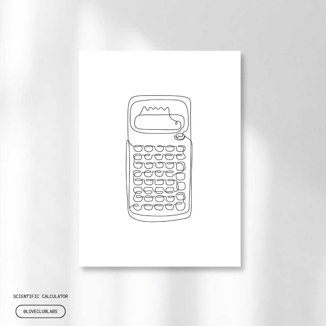 Scientific Calculator Drawing