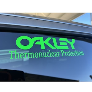Vintage Oakley Thermonuclear Decal - Etsy