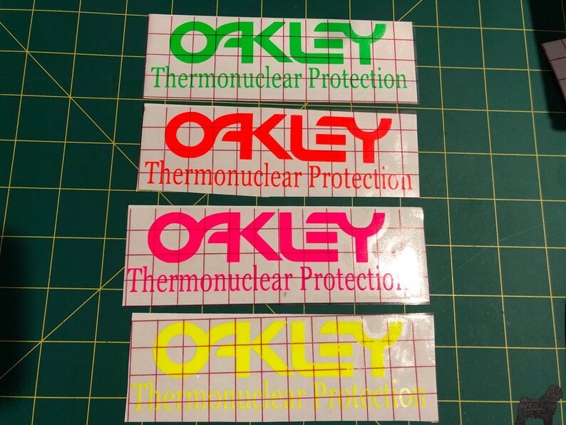 Vintage Oakley Thermonuclear Decal | Etsy