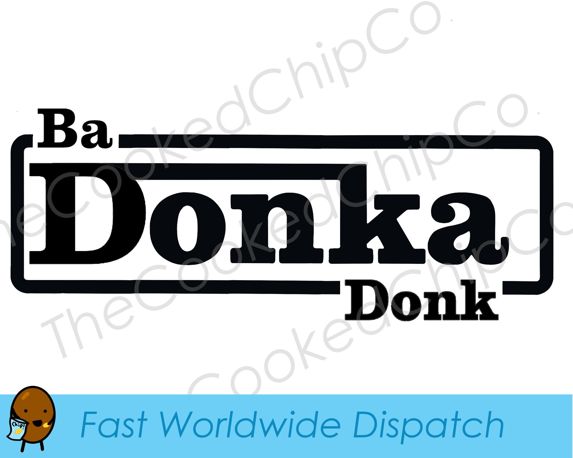 Paper Stickers, Labels & Tags Bumper Stickers Tonka BaDonka Donk Decal ...